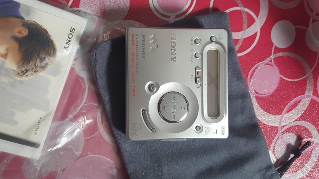 Sony minidisc md recording, Audio, Portable Music Players on Carousell