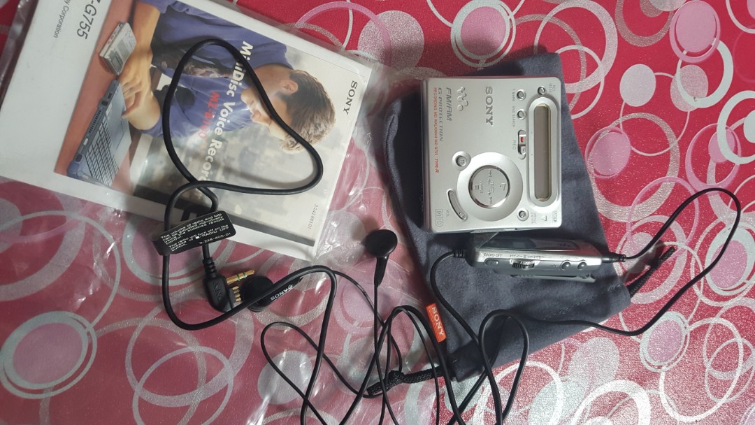 Sony minidisc md recording, Audio, Portable Music Players on Carousell