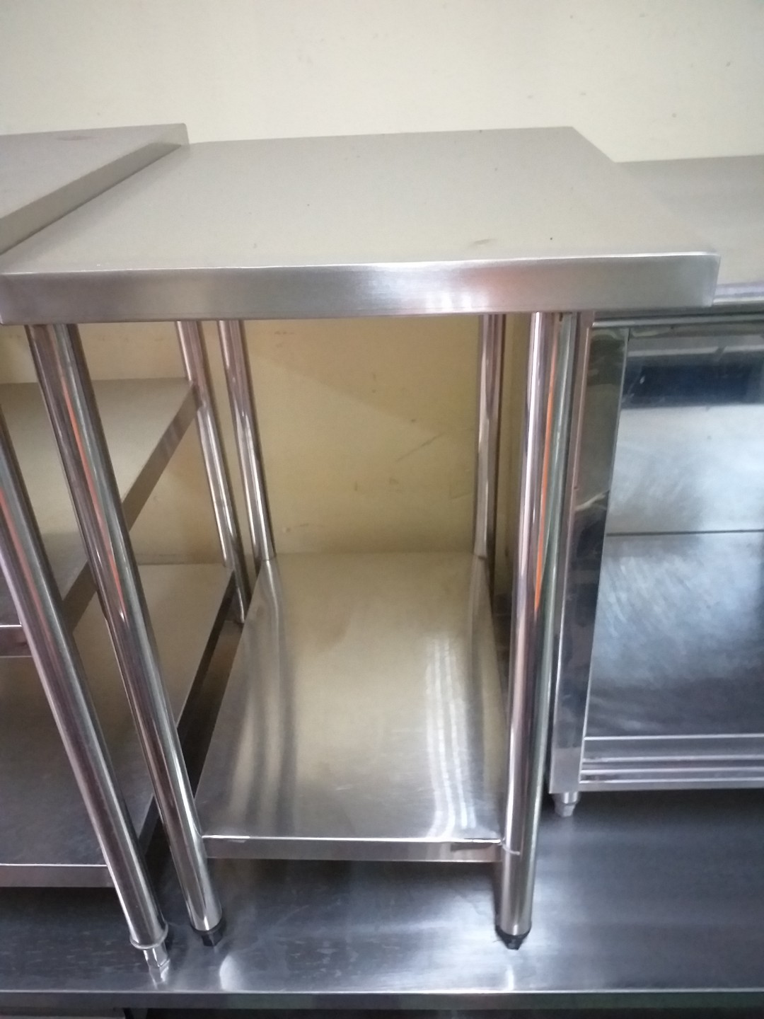 Stainless Steel 2 Layer Table, Furniture & Home Living, Bathroom ...
