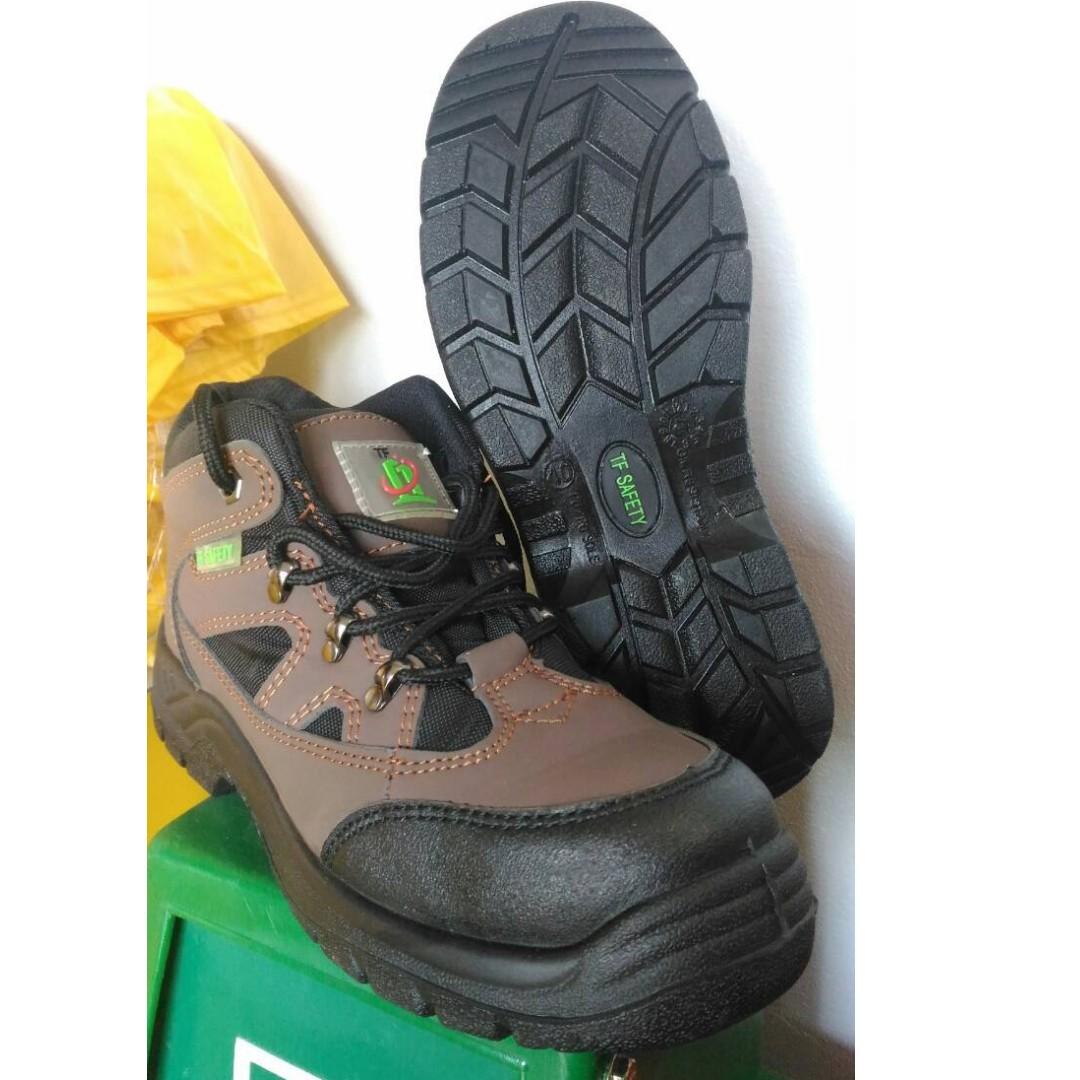 TF safety safety shoes steel toe, Men's Fashion, Footwear, Boots on ...