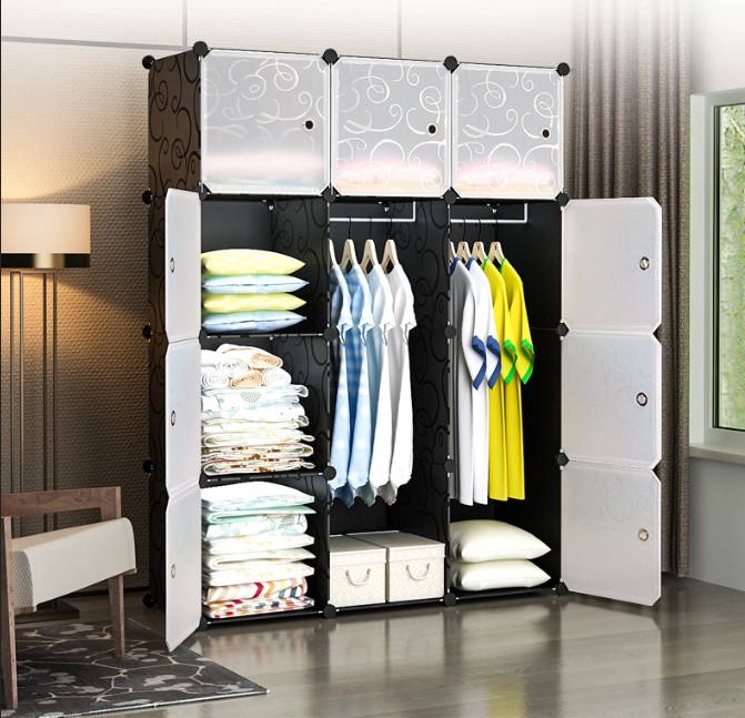 12 squares Wardrobe DIY, Babies & Kids, Baby Nursery & Kids Furniture ...