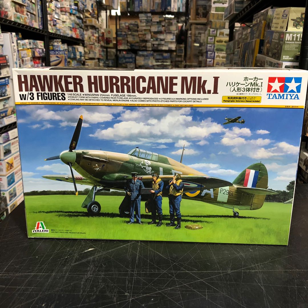 1/48 Tamiya Hawker Hurricane Mk.I w/ 3 Figures 37011, Hobbies & Toys ...