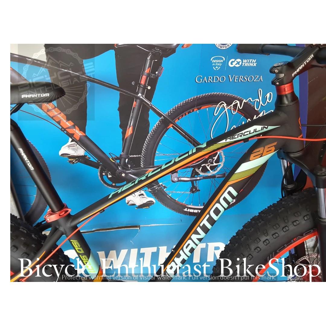 2019 Phantom Herculin 26" Fat Bike Fatbike Alloy Hydraulic Powered By ...