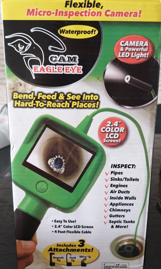 Cam Eagle Eye Micro inspection camera, Everything Else on Carousell