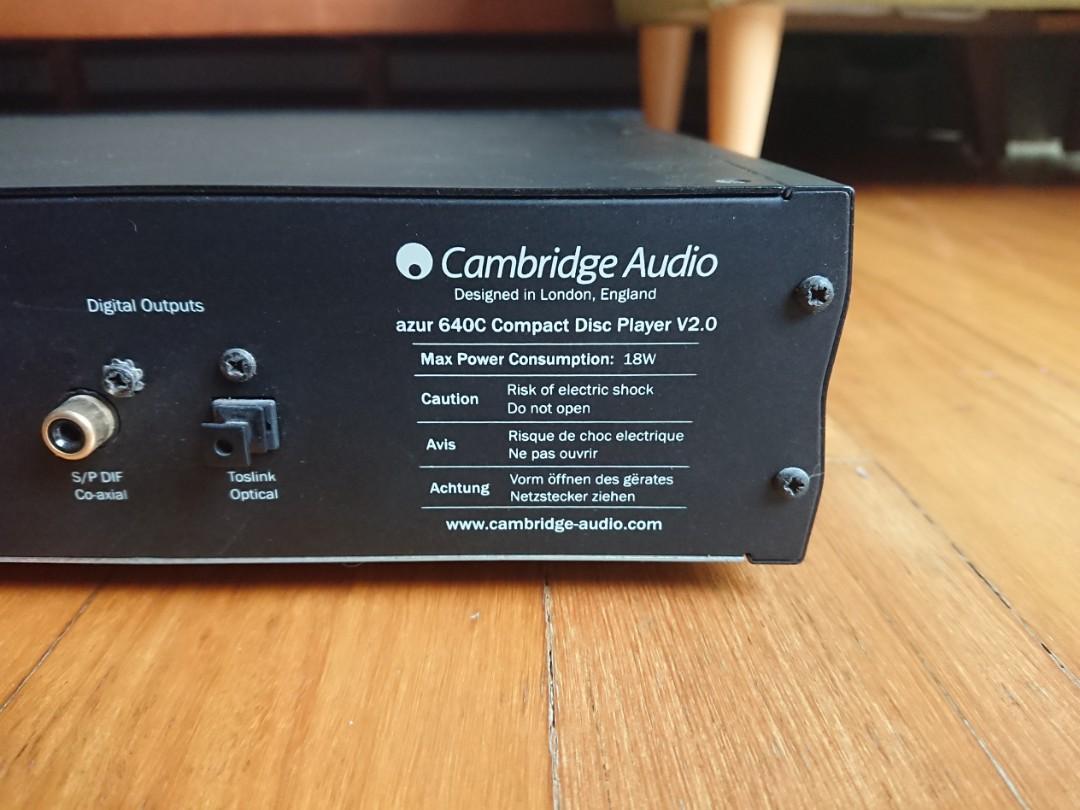 Cambridge Audio Azur 640C CD Player V2.0 Black, Audio, Portable Music ...