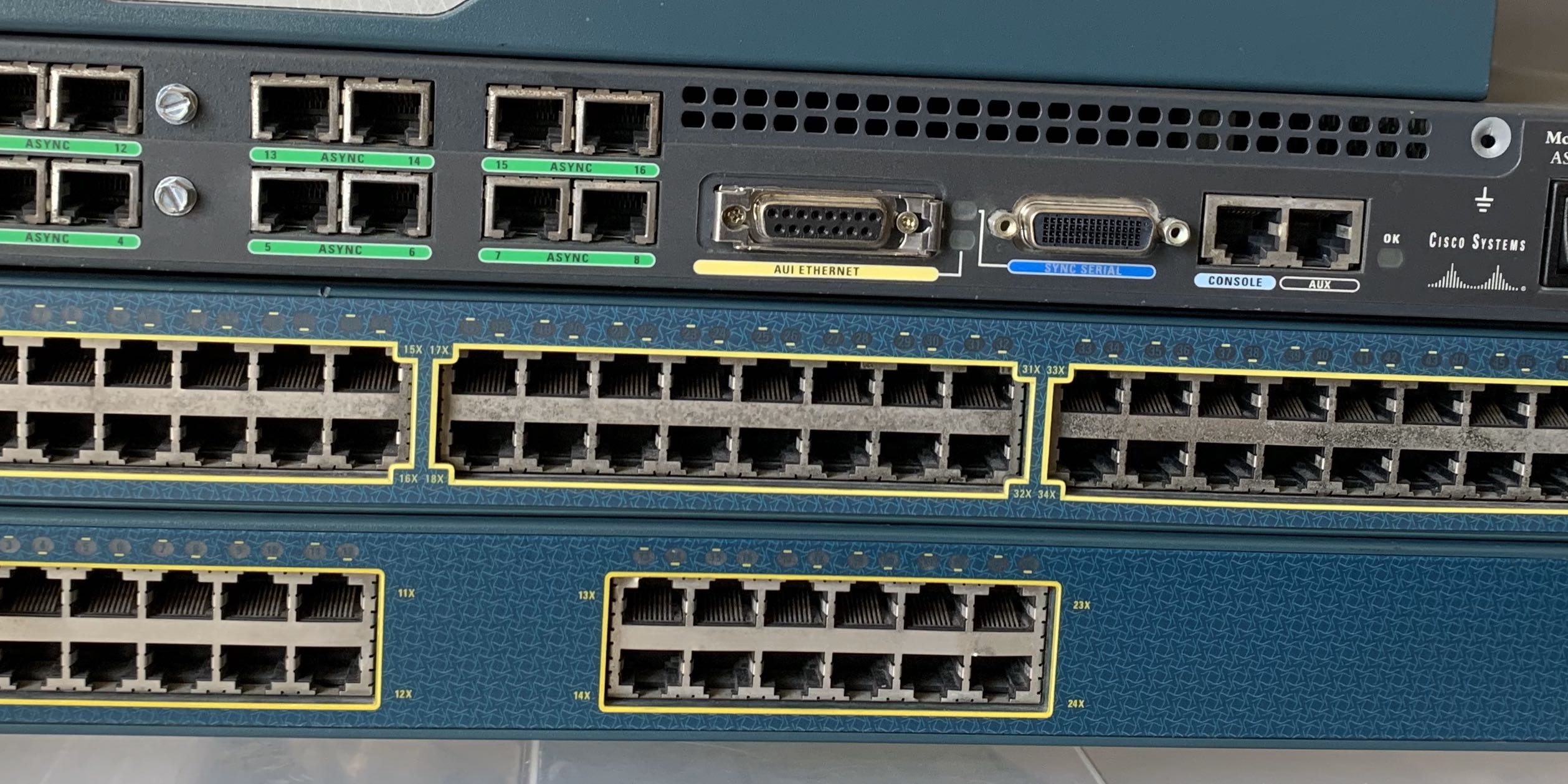 Cisco 3550 switch / Cisco 3548-XL switch / Cisco 2511-RJ AS, Computers ...