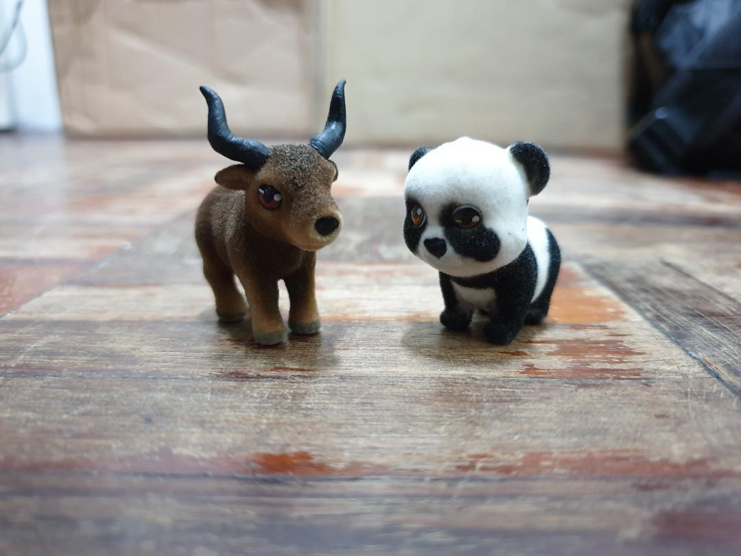 Goat and Panda Figure, Hobbies & Toys, Collectibles & Memorabilia, Fan ...