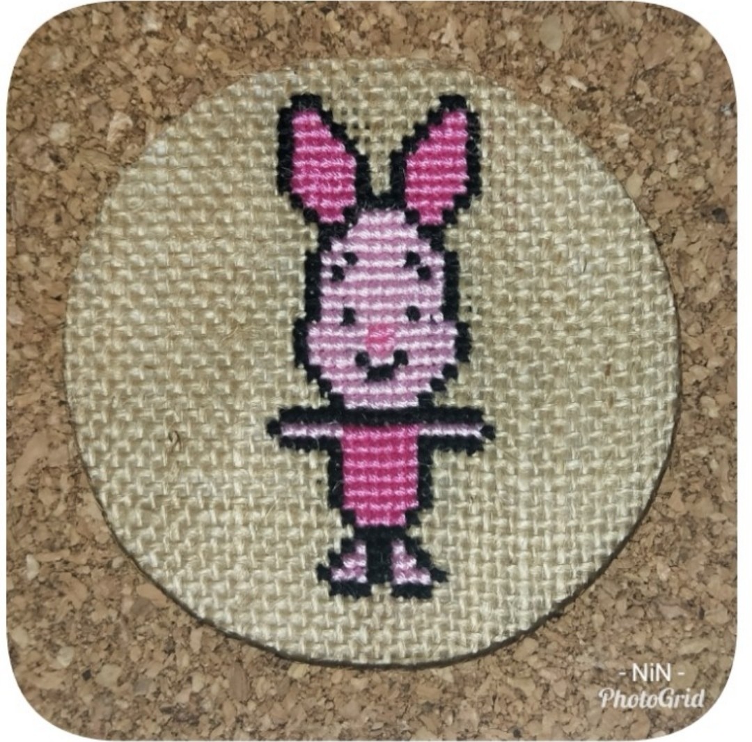 Handmade Piglet Coaster, Hobbies & Toys, Stationery & Craft, Handmade ...