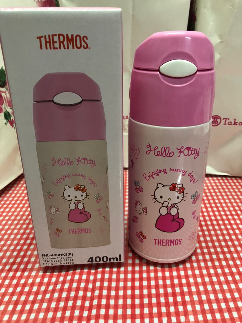 Hello Kitty Thermal Flask, Furniture & Home Living, Kitchenware & Tableware, Water Bottles ...