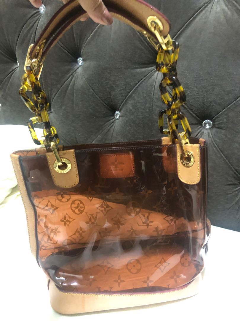 Louis Vuitton LV Ambre transparent bag, Luxury, Bags & Wallets on Carousell