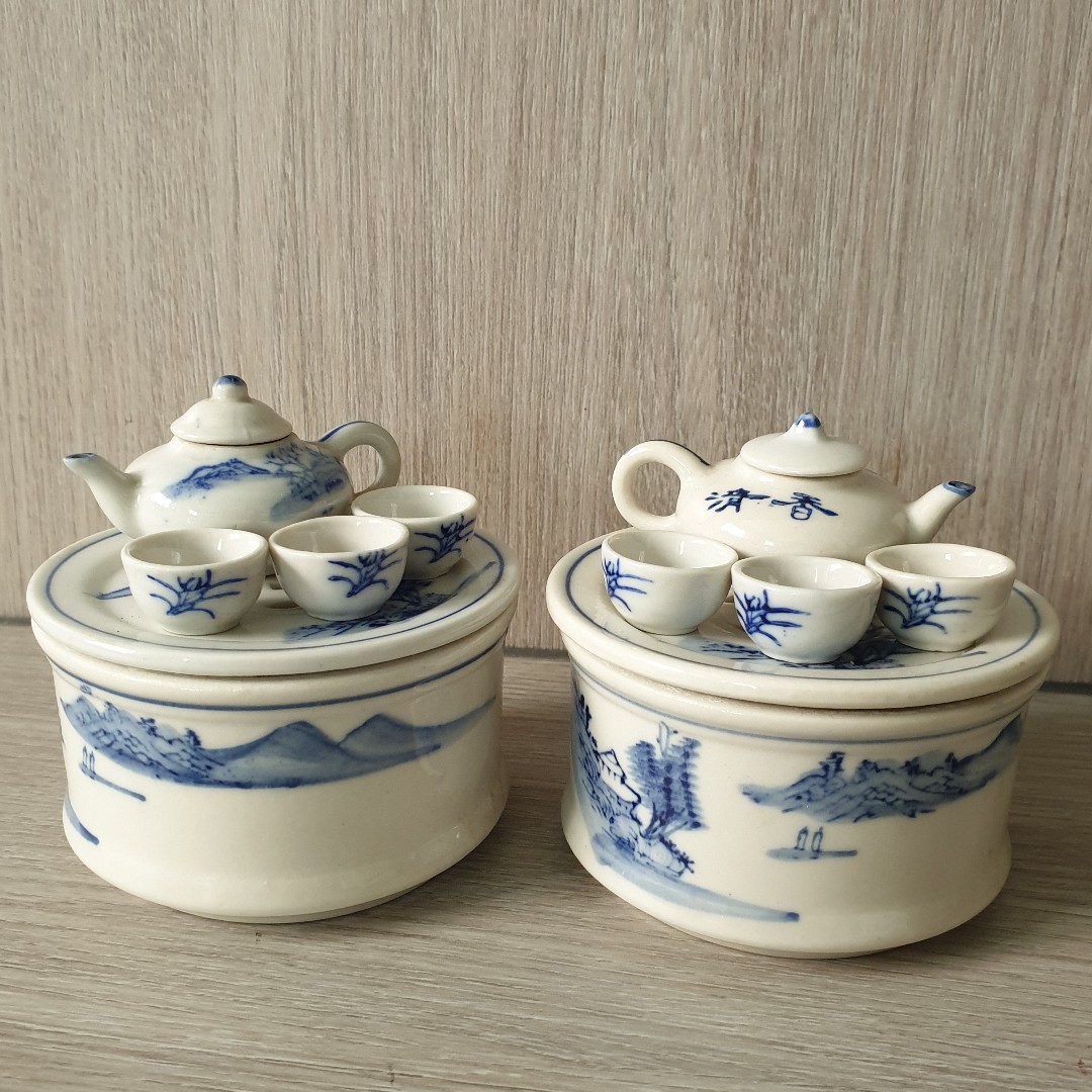 Miniature Chinese Tea Sets, Hobbies & Toys, Toys & Games on Carousell