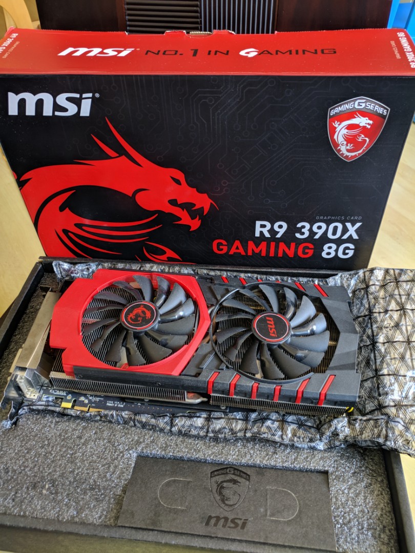 MSI AMD Radeon R9 390X Gaming 8GB GPU, Computers & Tech, Parts ...