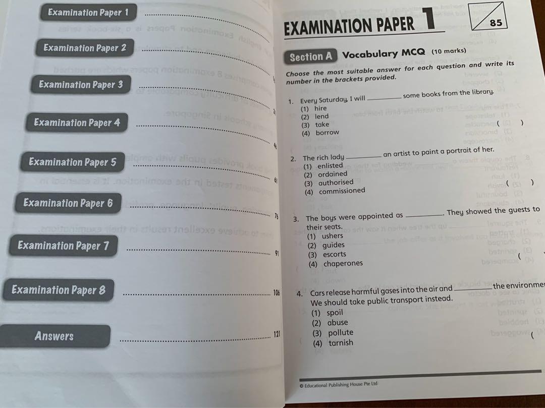 [NEW] EPH Top English Exam Papers Primary 3, Hobbies & Toys, Books ...