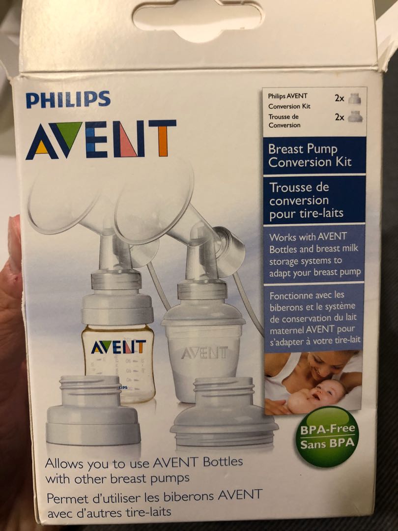 Philips Avent Breastpump Conversion Kit, Babies & Kids, Nursing ...