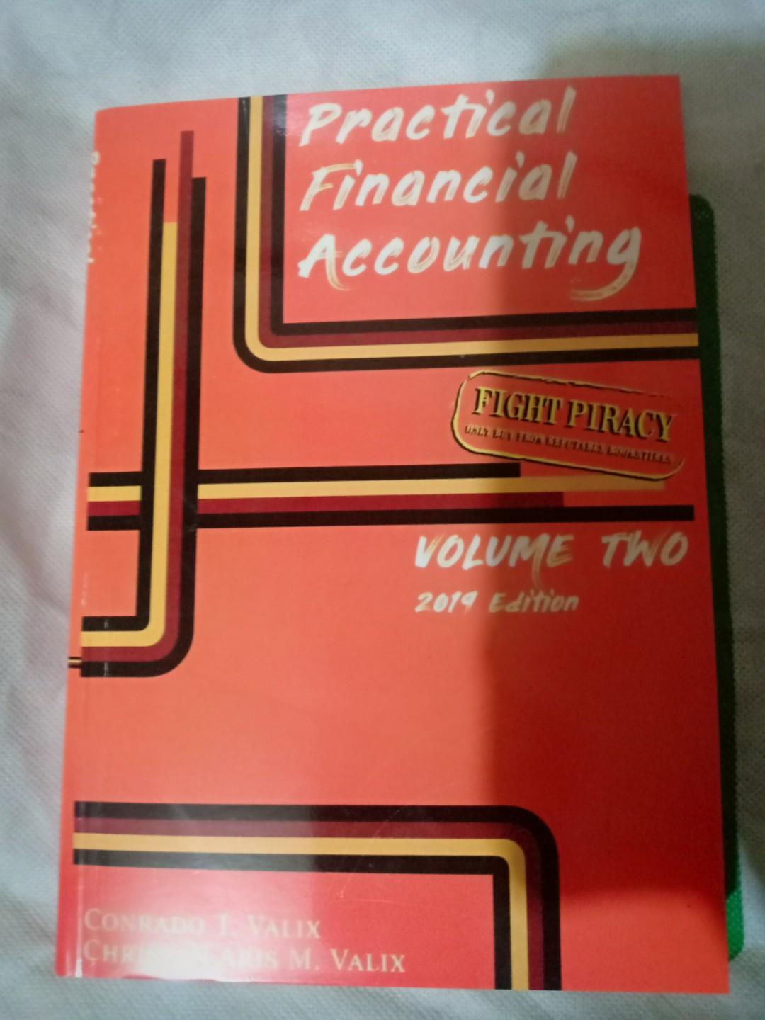 Practical financial accounting vol 2 valix 2019, Hobbies & Toys, Books ...
