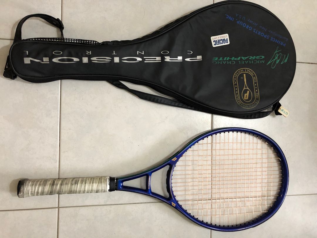 Prince Precision Control Michael Chang Graphite Tennis Racket, Sports ...