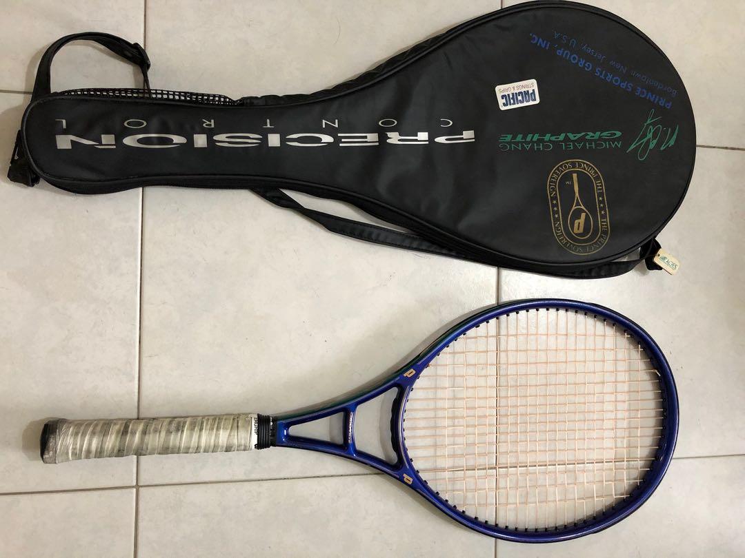 Prince Precision Control Michael Chang Graphite Tennis Racket, Sports ...