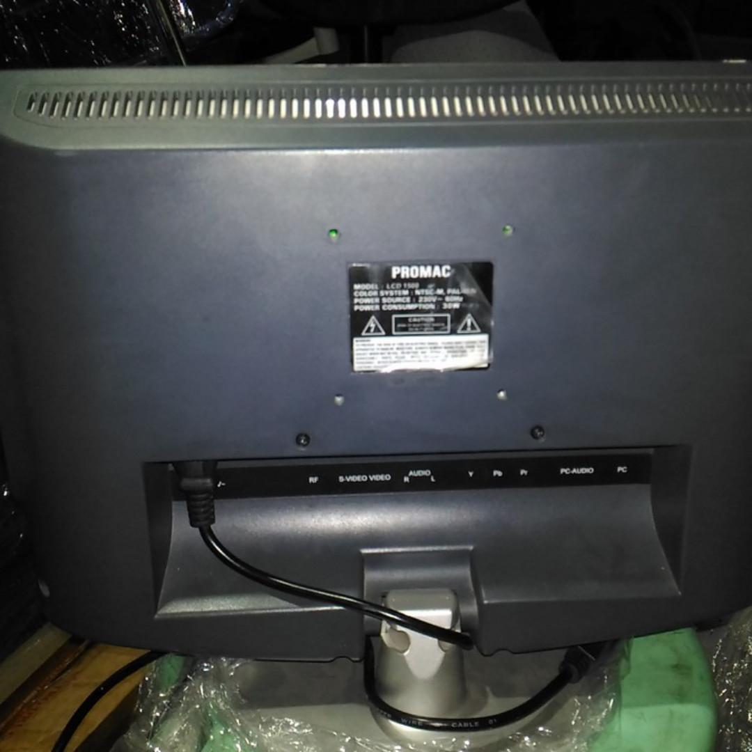 promac LCD 16 inch TV, TV & Home Appliances, TV & Entertainment, TV on ...