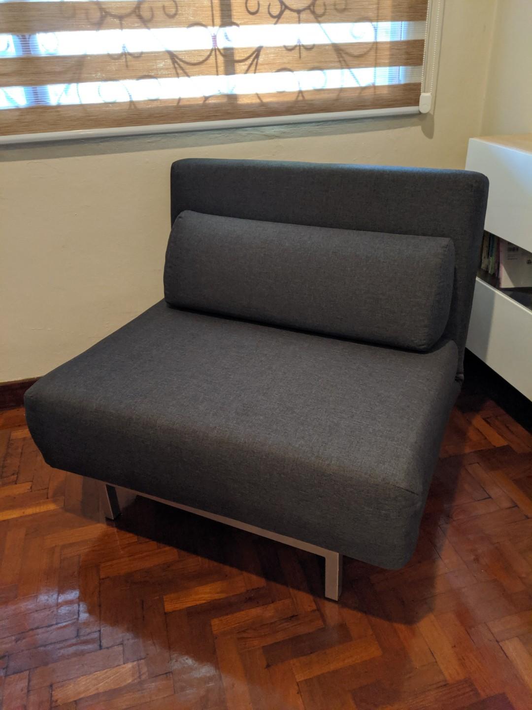 Revolving Sofa Bed (Single), Furniture & Home Living, Furniture, Bed ...