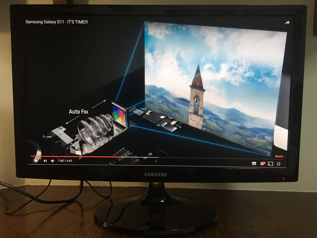 Samsung PC Monitor SyncMaster S24B350T 19inch, Computers & Tech, Parts ...