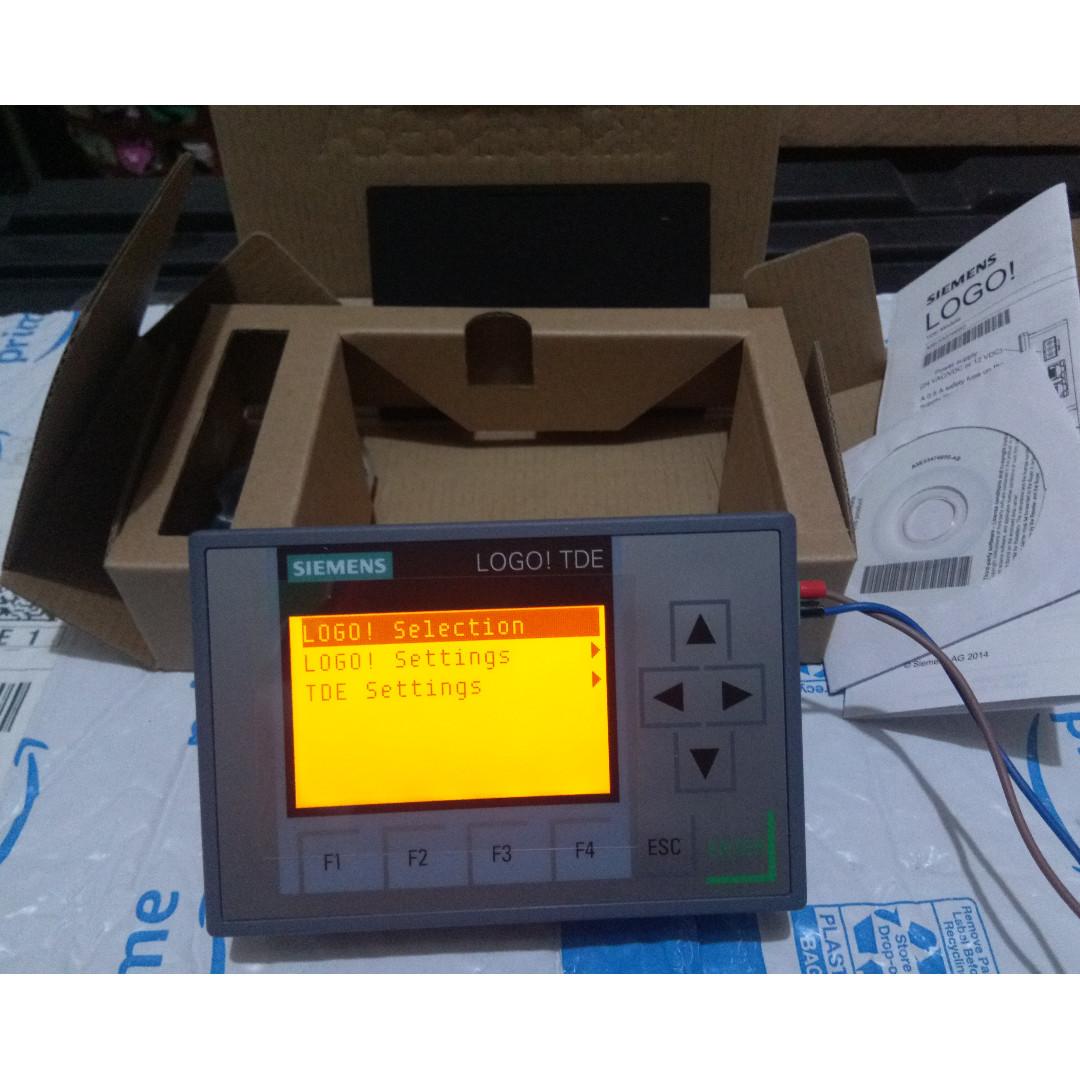 SIEMENS LOGO! TDE HMI PROGRAMMABLE DISPLAY 1P 6ED1 055-4MH00-0BA1 ...
