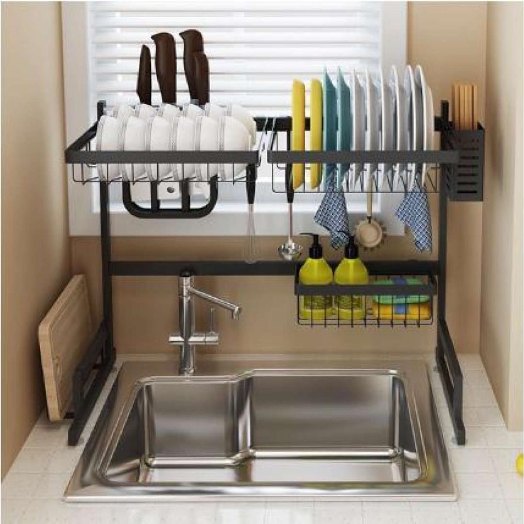 Stainless Steel Kitchen Shelf Rack Dishwasher Chopstick Rack, Furniture ...