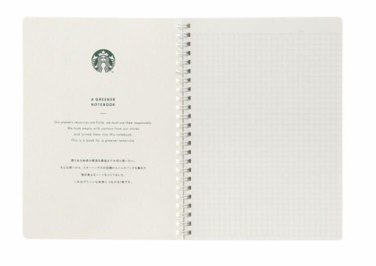 Starbucks Japan Notebook Memo Campus Limited Edition 3 colors recycled ...