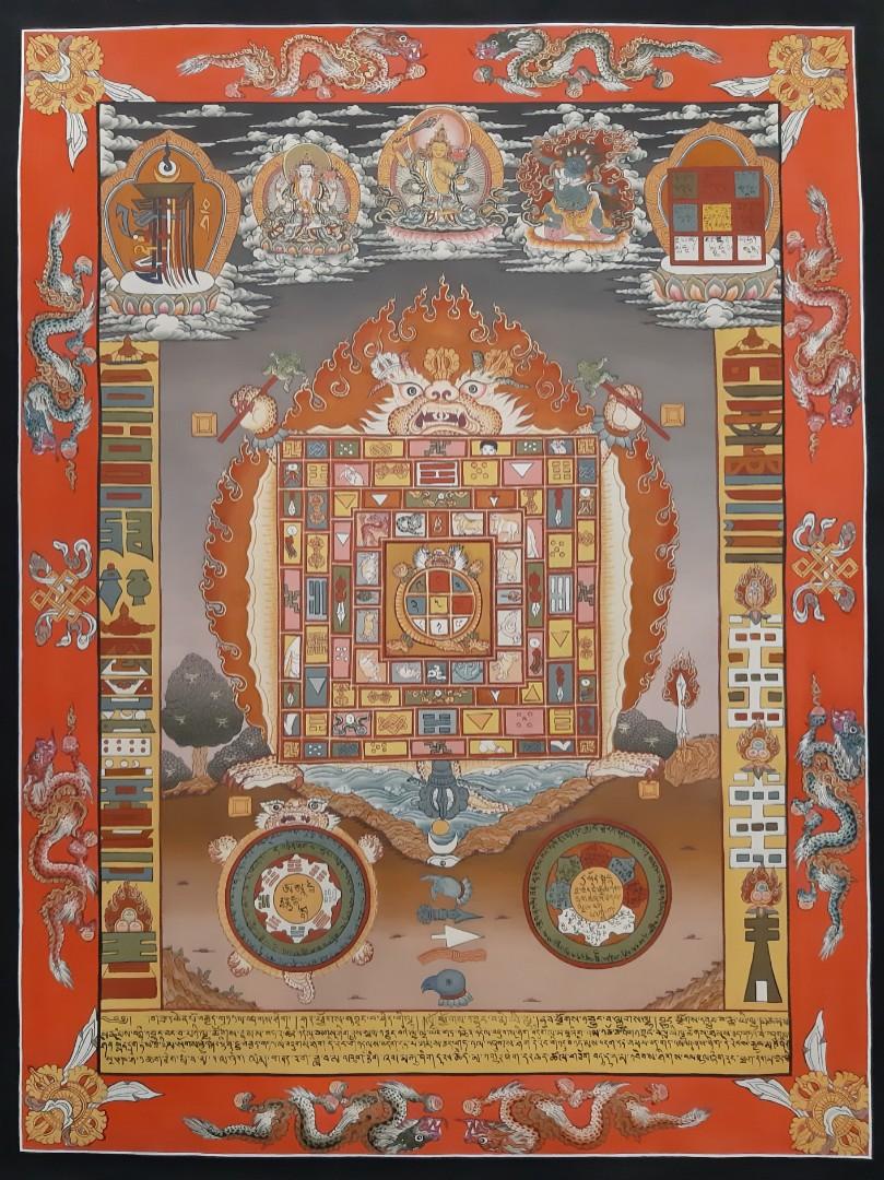 Thangka, Tangkas, Thang Ka, drawing, painting, hand drawing, 唐 卡 ...