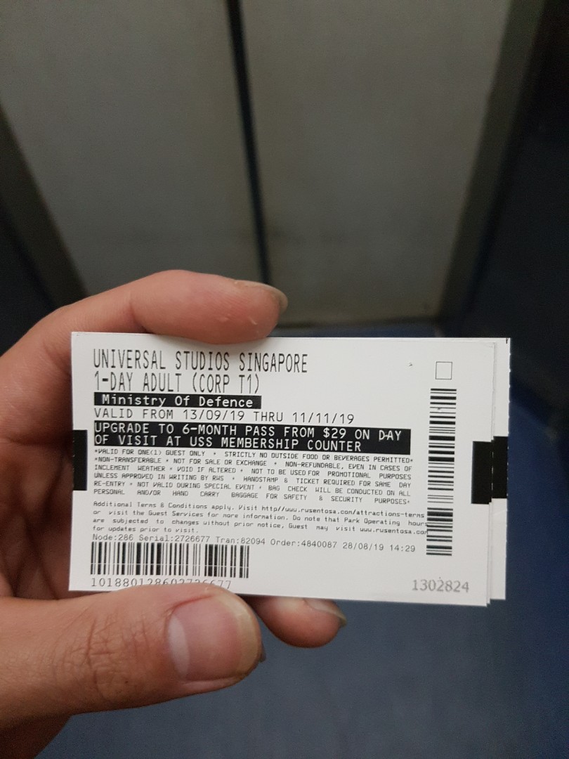 USS TICKETS, Tickets & Vouchers, Event Tickets on Carousell