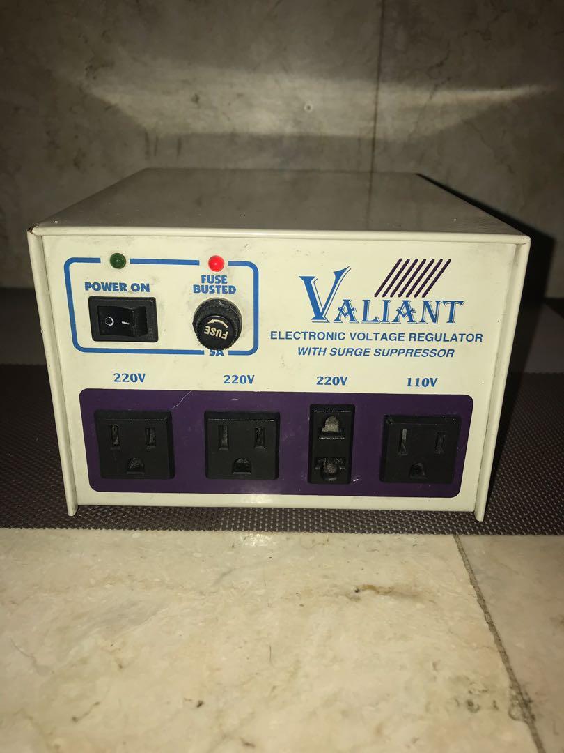Valiant Voltage Regulator 1000 Watts, Furniture & Home Living ...