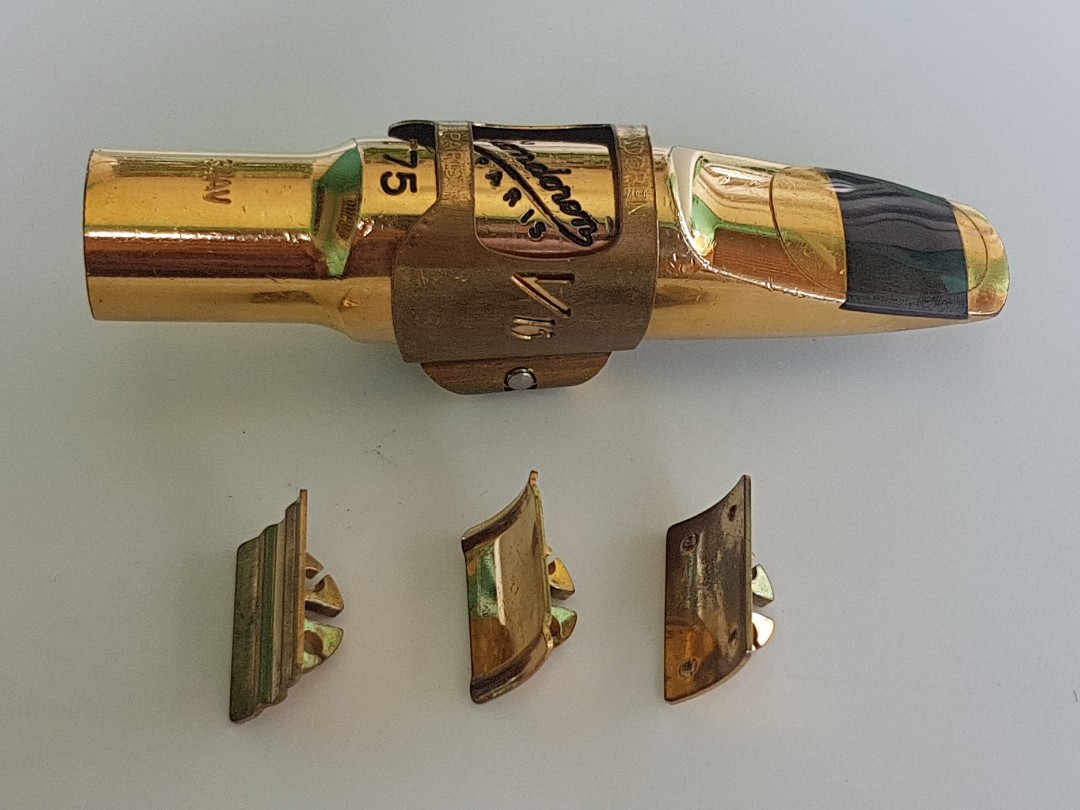 Vandoren V16 Tenor Saxophone Metal Mouthpiece, T75 with Optimum ...