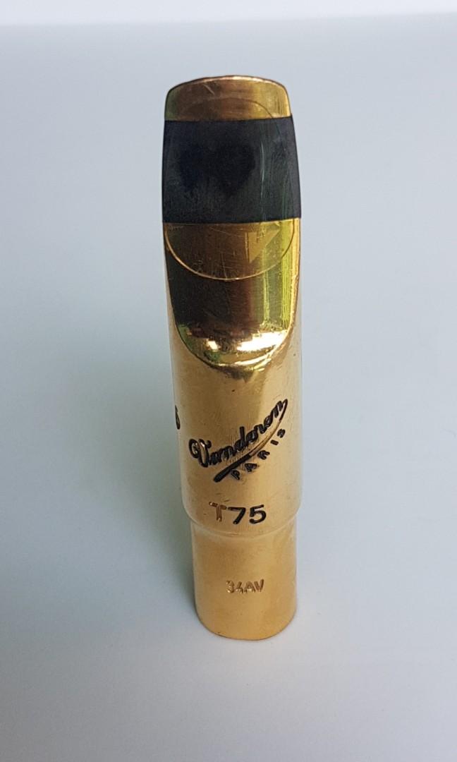Vandoren V16 Tenor Saxophone Metal Mouthpiece, T75 with Optimum ...
