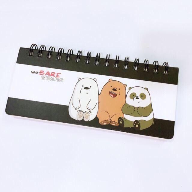 We Bare Bears Weekly Planner, Hobbies & Toys, Stationary & Craft, Craft ...