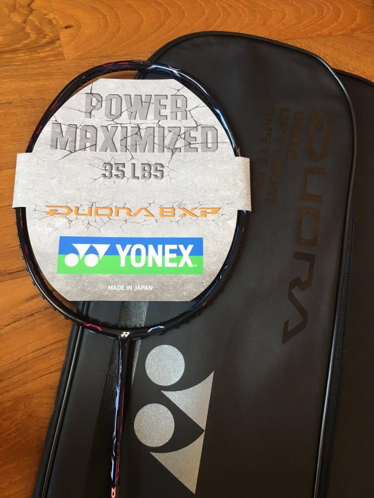 Yonex Duora 8XP badminton racket, Sports Equipment, Sports & Games ...