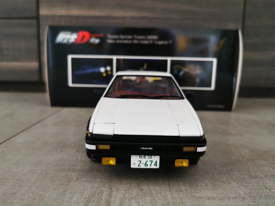 1/18 Autoart Toyota Sprinter Trueno (AE86) New Animation Film Initial D ...