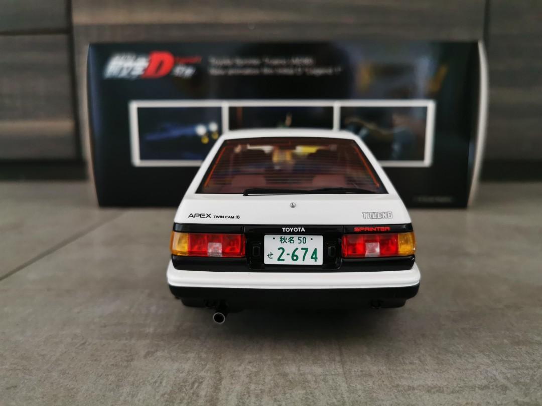 1/18 Autoart Toyota Sprinter Trueno (AE86) New Animation Film Initial D ...