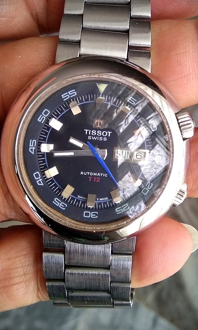 70s' TISSOT T12 Compressor DIVER, Luxury, Watches on Carousell