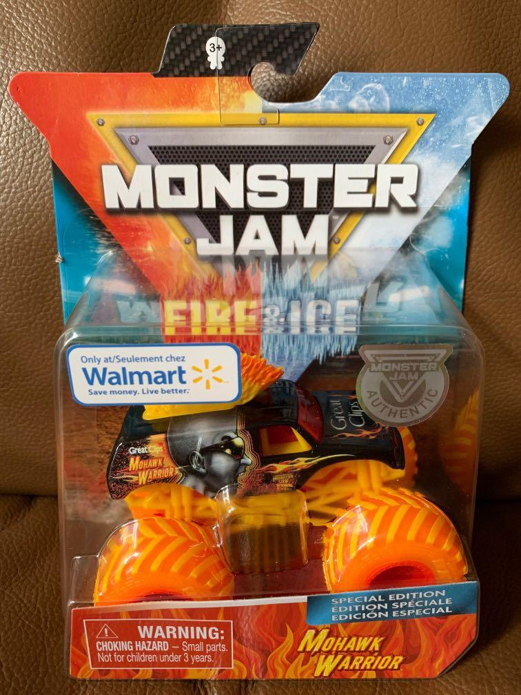 Brand New and Sealed Monster Jam Fire & Ice Special Edition MOHAWK ...