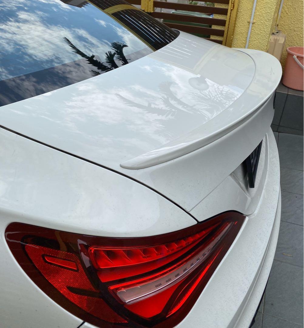 CLA 45 AMG rear spoiler paint, Car Accessories, Accessories on Carousell