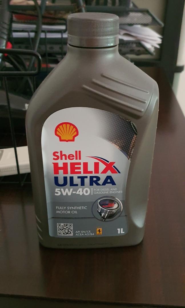 Shell Helix 5W 40 x 2 $20, Car Accessories, Accessories on Carousell
