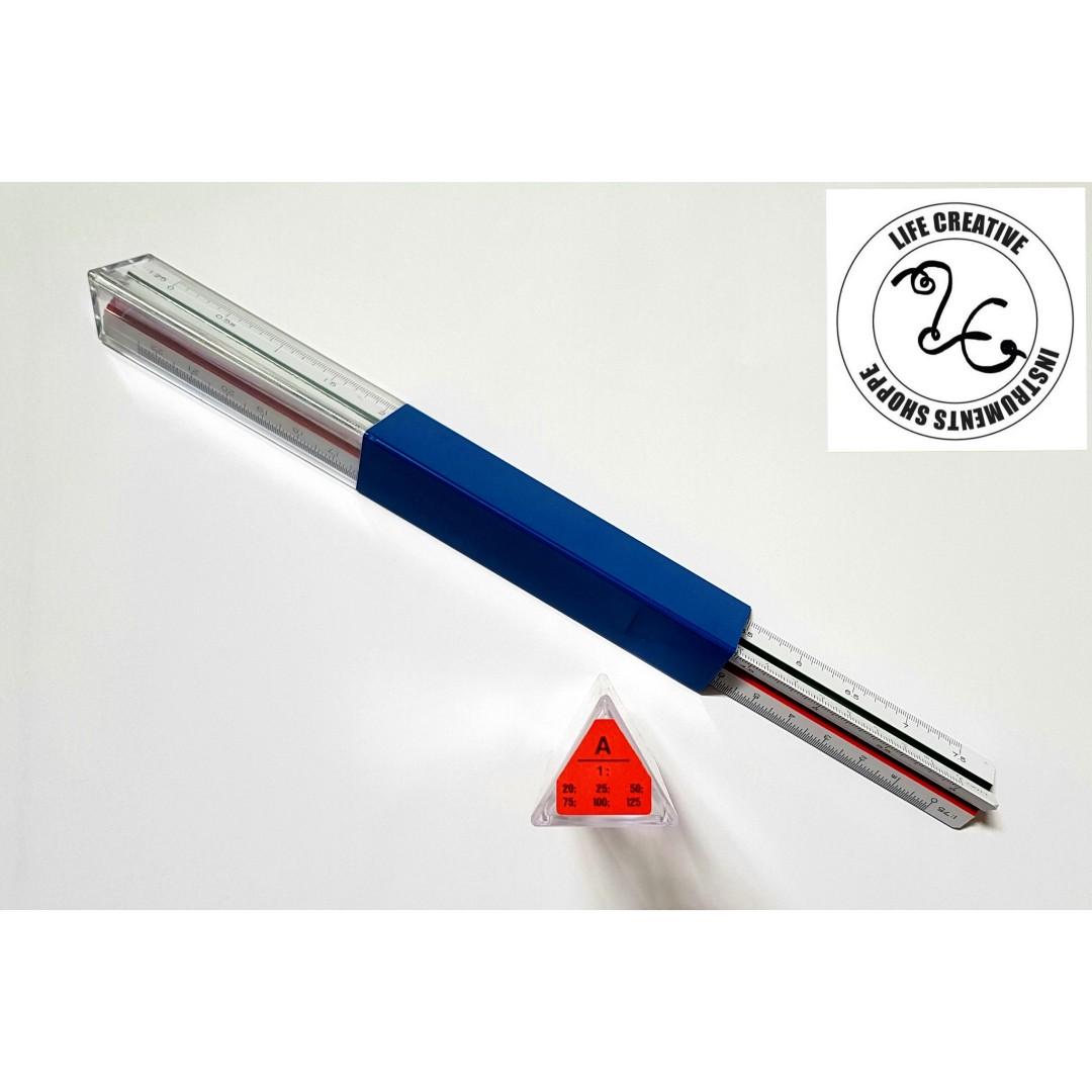 FABER CASTELL Triangular Scale Ruler for Professional Use, Hobbies ...