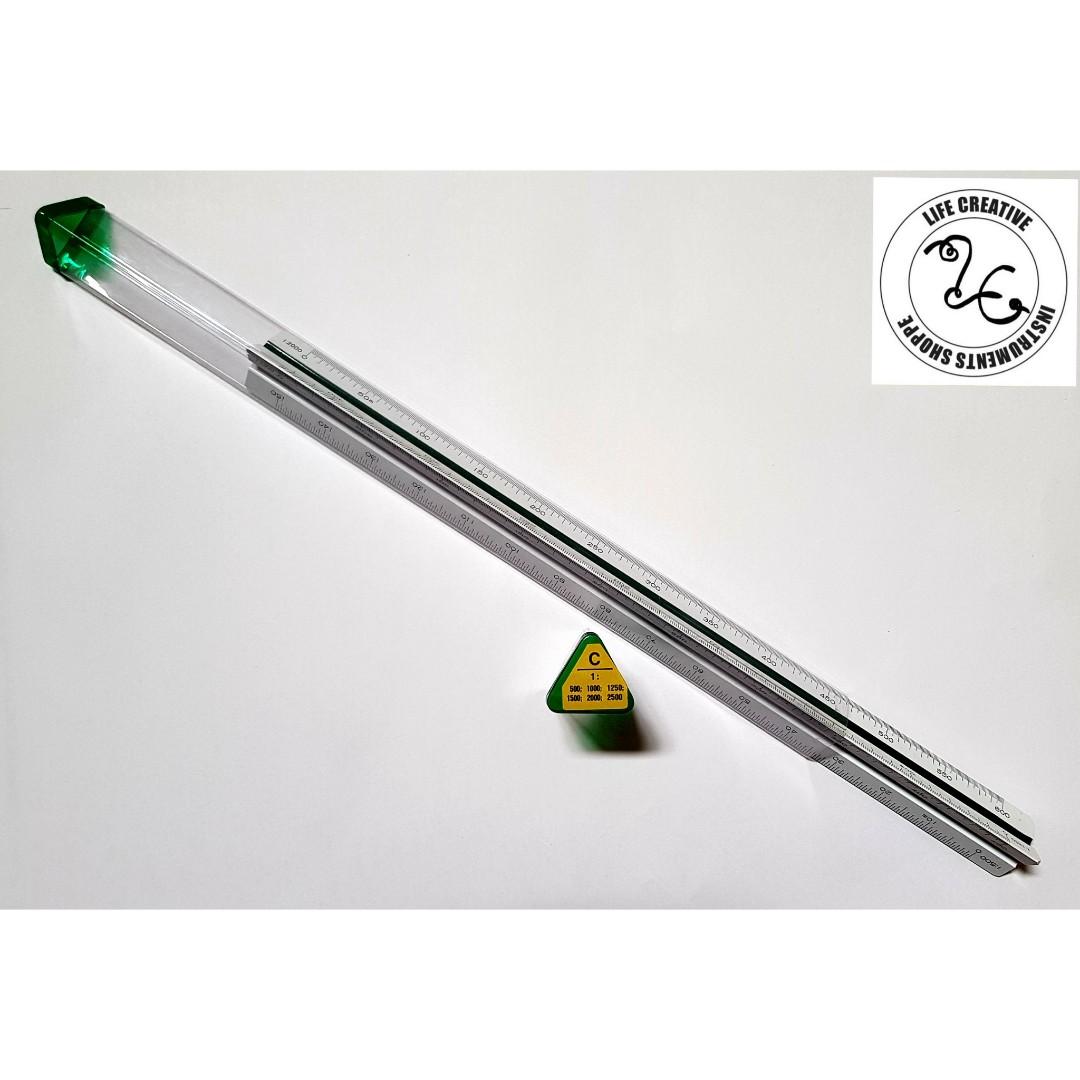 FABER CASTELL Triangular Scale Ruler for Professional Use, Hobbies ...