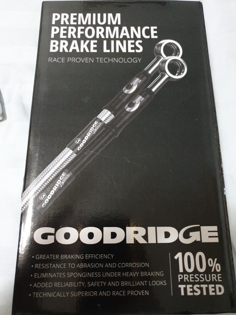 GOODRIDGE PREMIUM PERFORMANCE STAINLESS STEEL BRAKE lines (SCIROCCO ...