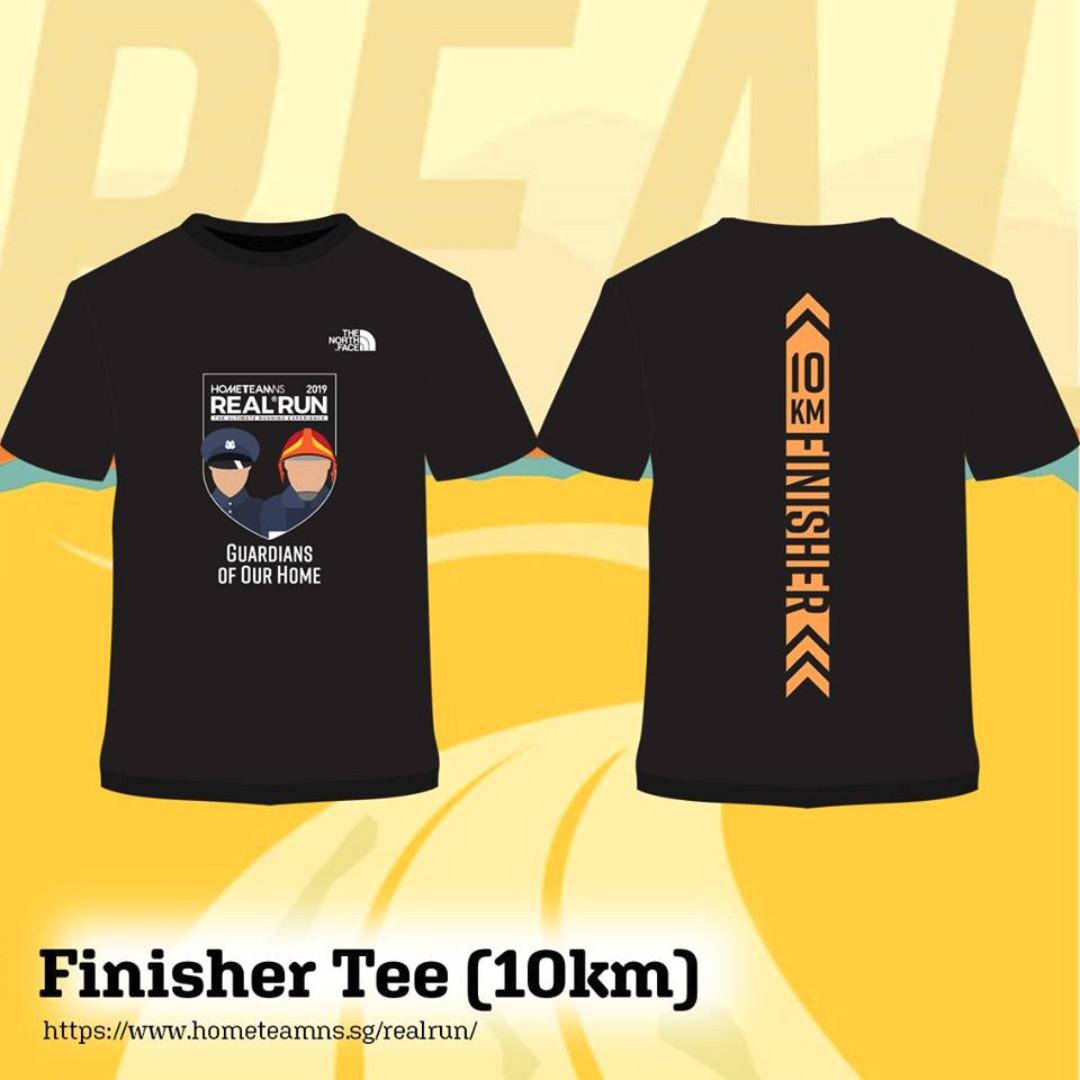 HomeTeamNS REAL Run 2019 Finisher Tee, Men's Fashion, Activewear on ...
