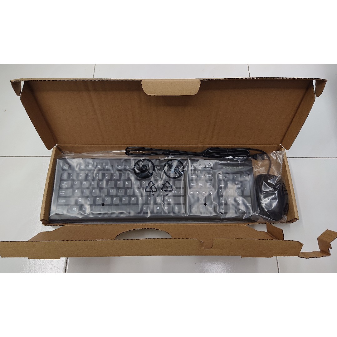 HP Essential Keyboard and Mouse Set, Computers & Tech, Parts ...