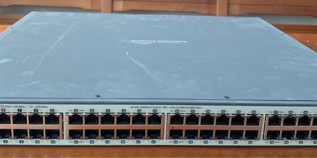 HP Procurve Switch 2900-48G, Electronics, Computer Parts & Accessories ...