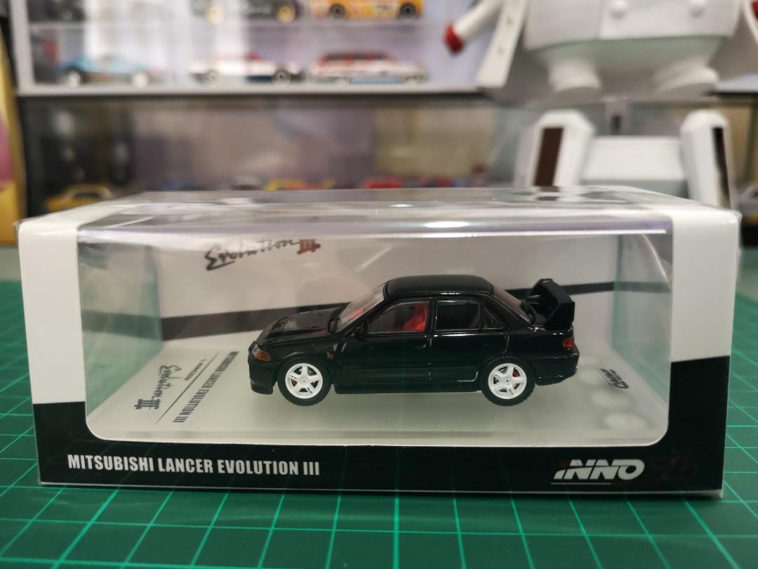 Inno64 Mitsubishi Lancer Evolution 3 Black, Hobbies & Toys, Toys ...