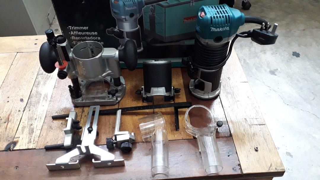 Makita trimmer router Complete set, Furniture & Home Living, Home ...