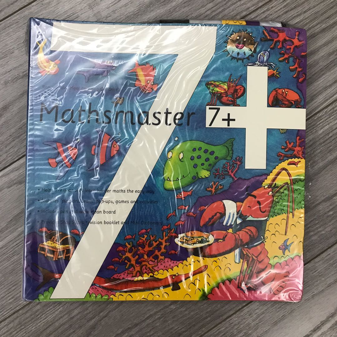 Mathsmaster 7+, 興趣及遊戲, 書本 & 文具, 小朋友書 - Carousell