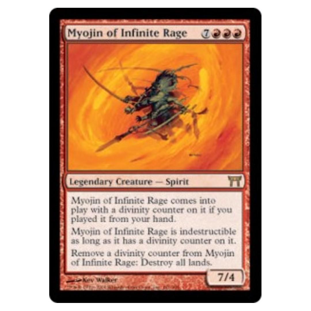 MTG Myojin of Infinite Rage Magic the Gathering, Hobbies & Toys, Toys ...